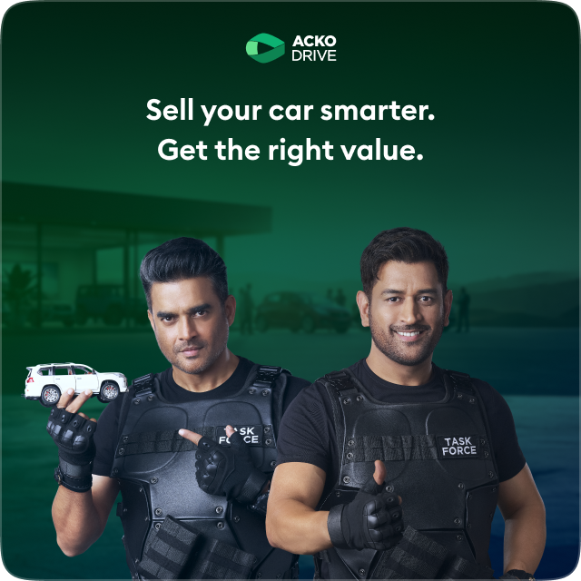 Exchange your car for a new one on ACKO Drive